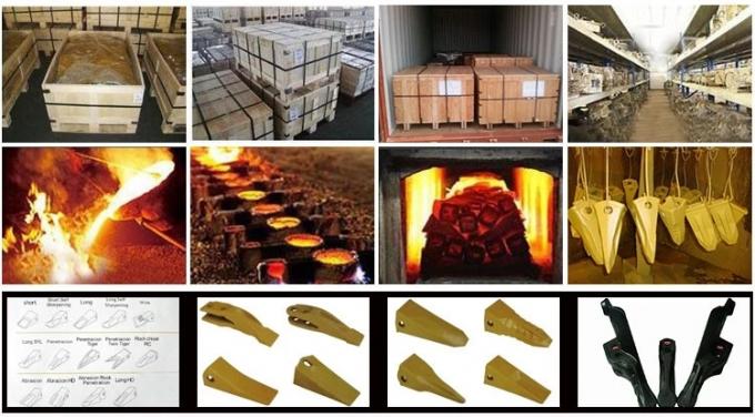 E320 E330 Excavator Casting Buckets Tooth&Adapter Steel Track Rock ...